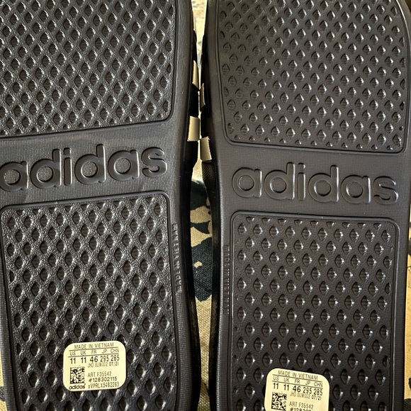 adidas | Shoes | Adidas Mens Navy Blue Slides | Poshmark